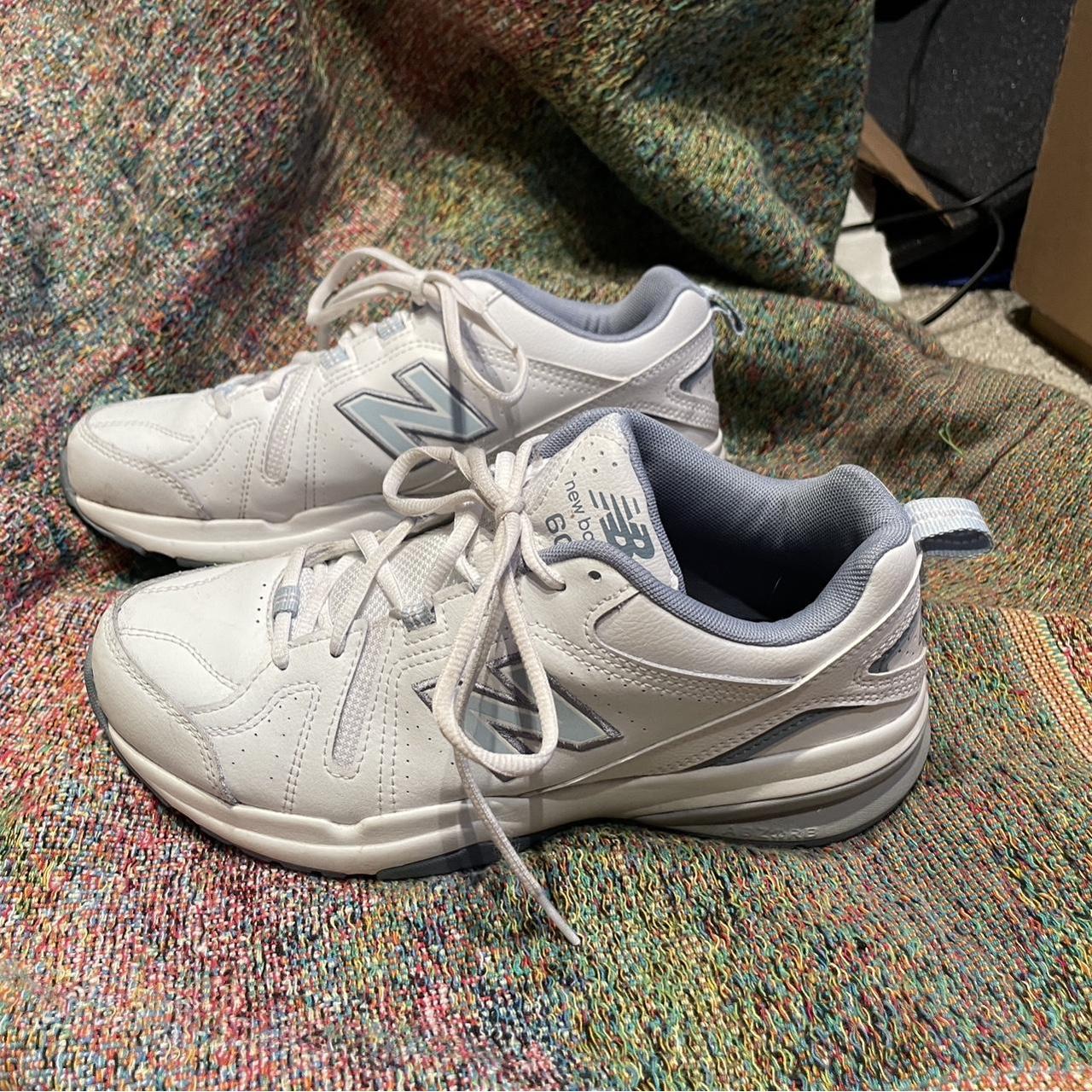 New balance 608 blue and white 9W Comfortable... - Depop