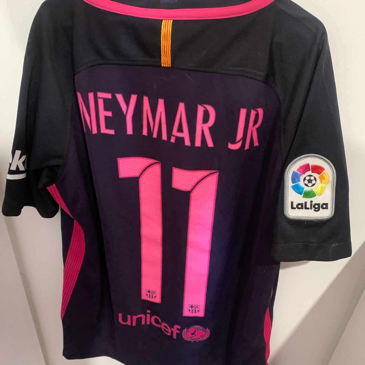 Barcelona Neymar 11 2016-2017 third shirt L kids... - Depop