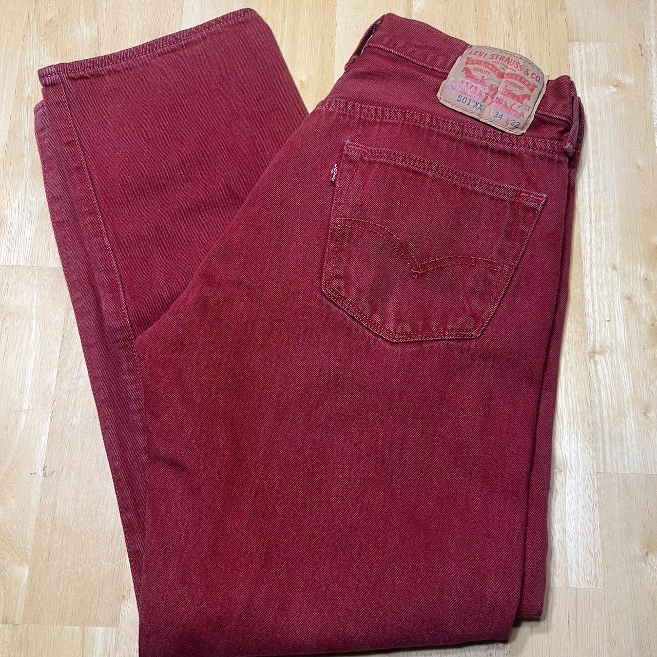 Men’s Levi’s 501 Jeans Vibrant Color-way Good... - Depop