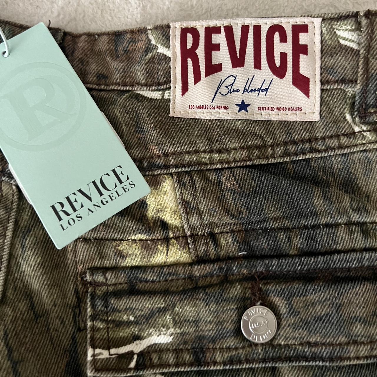 REVICE Amelia Camo baggy jeans! Size 24 BRAND NEW... | Depop