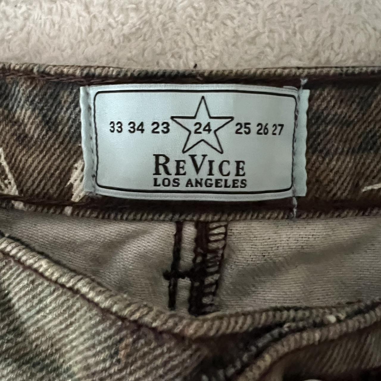 REVICE Amelia Camo baggy jeans! Size 24 BRAND NEW... | Depop