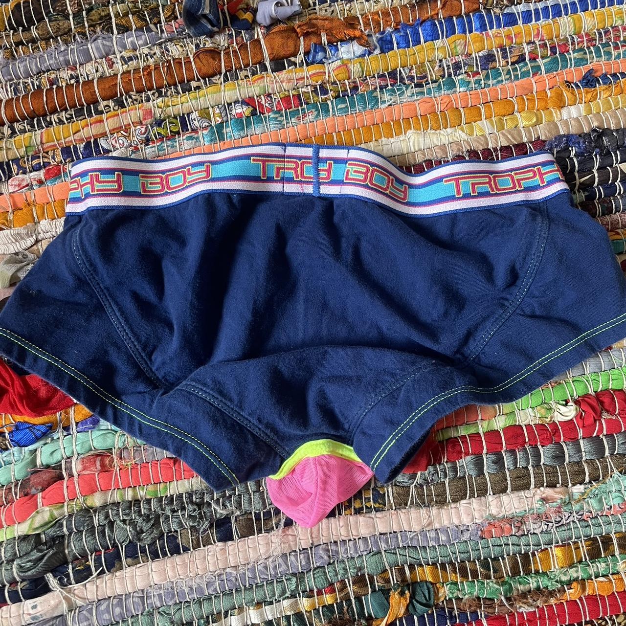 Men's Blue and Pink Boxers-and-briefs | Depop