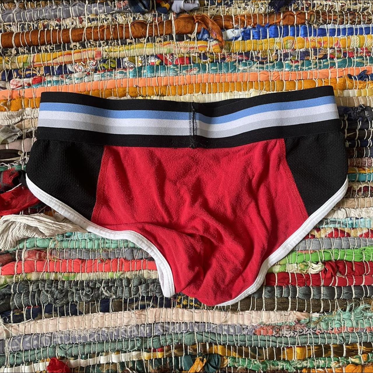 Men's Red Boxers-and-briefs | Depop