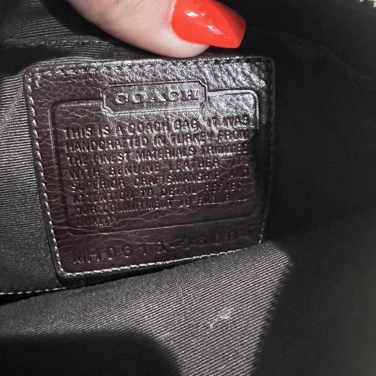 Y2K style Brown Coach Shoulder Bag. In great... - Depop