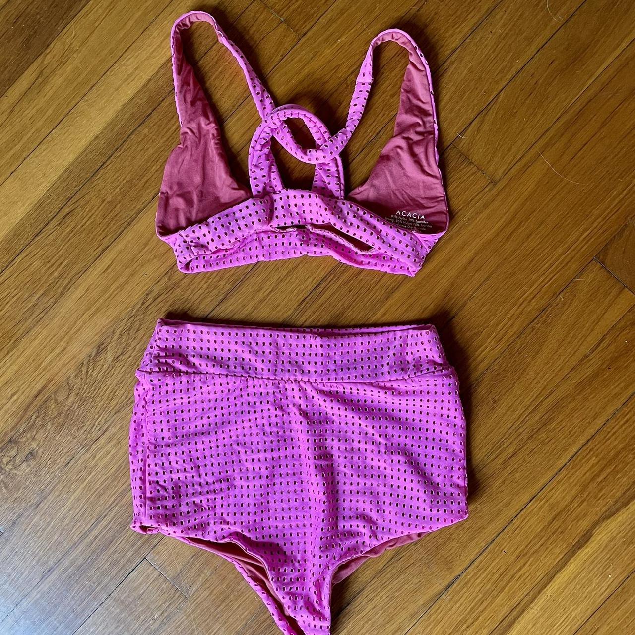 Beautiful hot pink high waisted Acacia bikini! This... - Depop