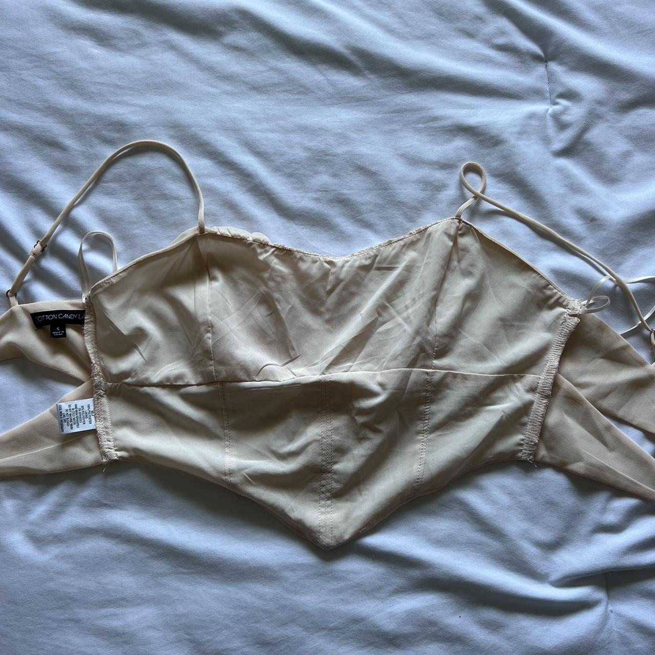 Greybandit Cream Colored Top - Depop