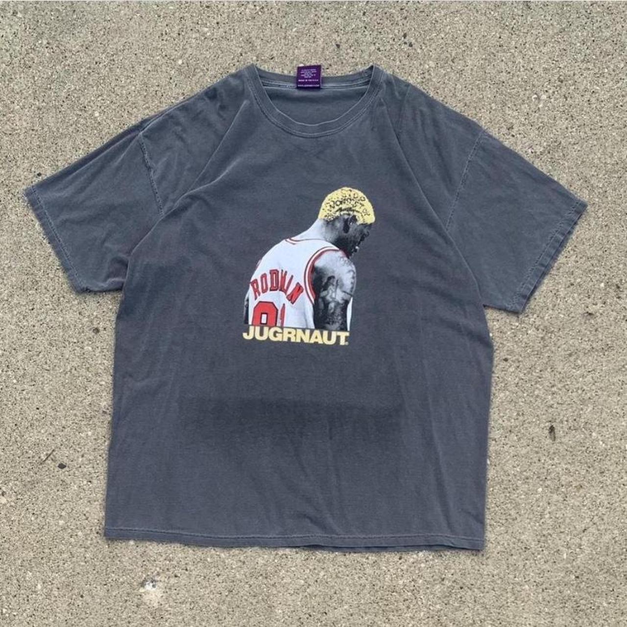 Vintage retro Dennis Rodman Chicago bulls tee ( size... - Depop