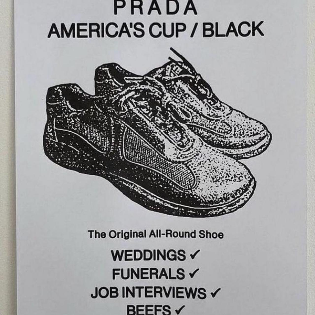 Prada Americas cup patent leather sneakers Fair... - Depop