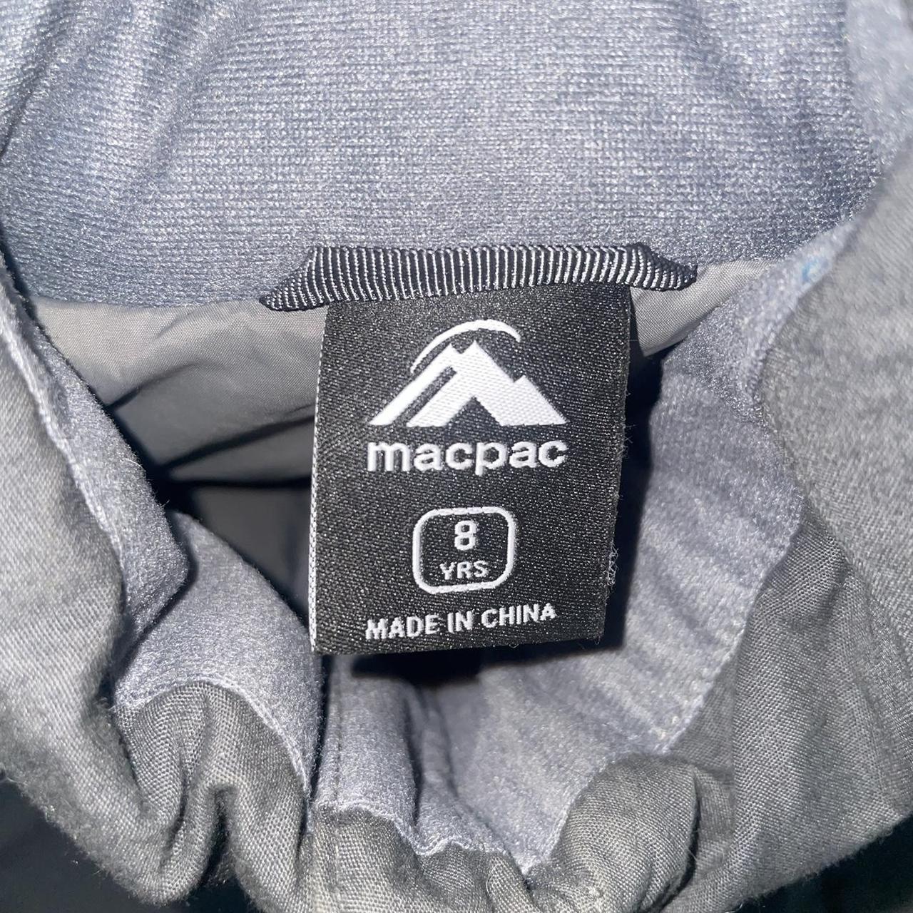 Grey Macpac puffer vest Some small marks but they... - Depop