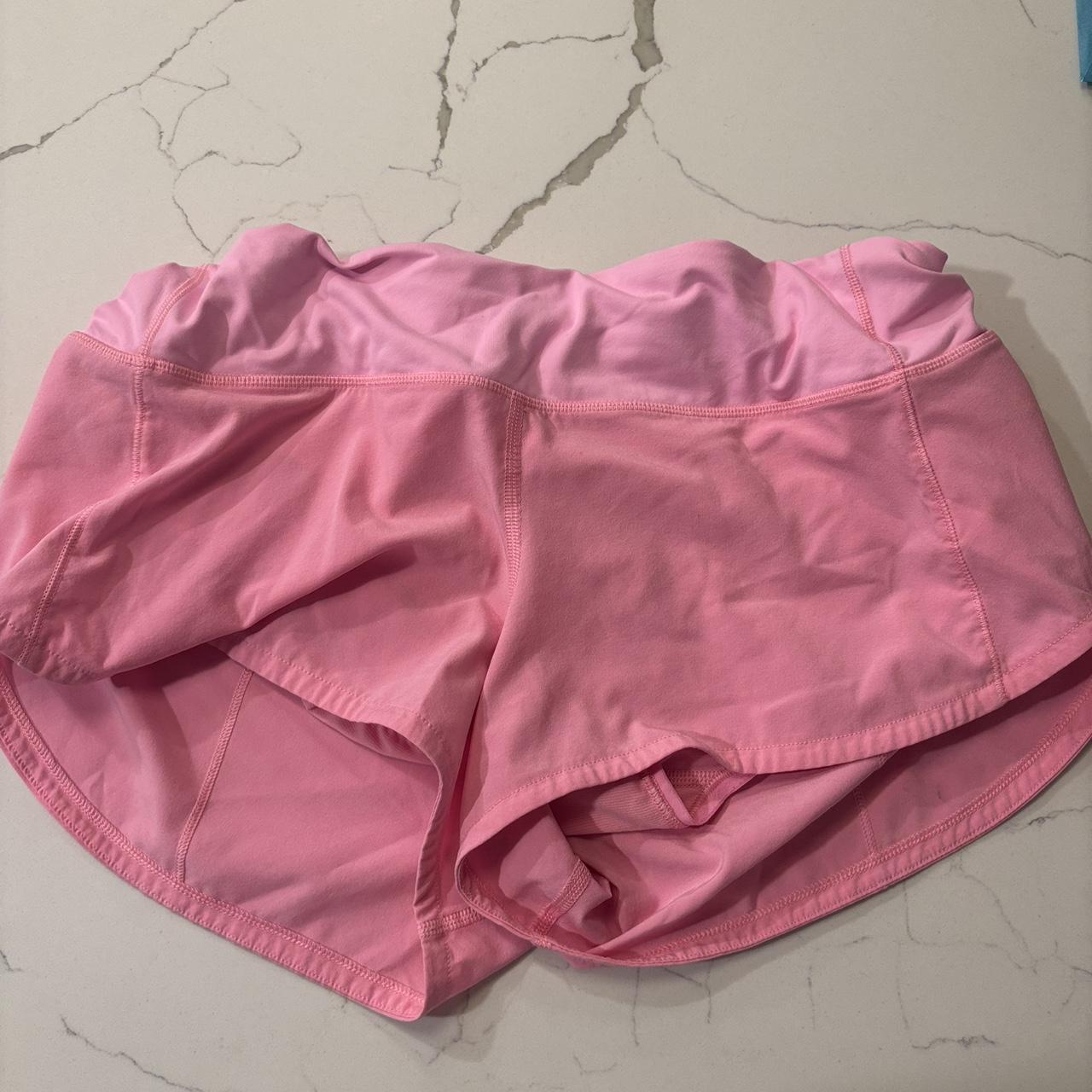 Lululemon Rare Hot Pink Speed Up Shorts, Size 6 | Depop
