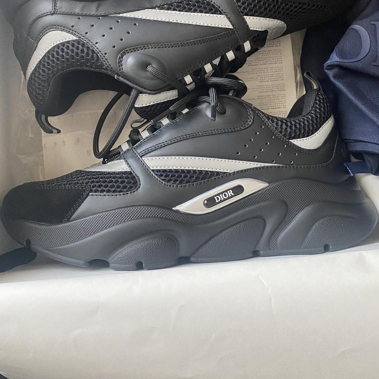 Dior b22 black with box and dior shopping bag Brand... - Depop