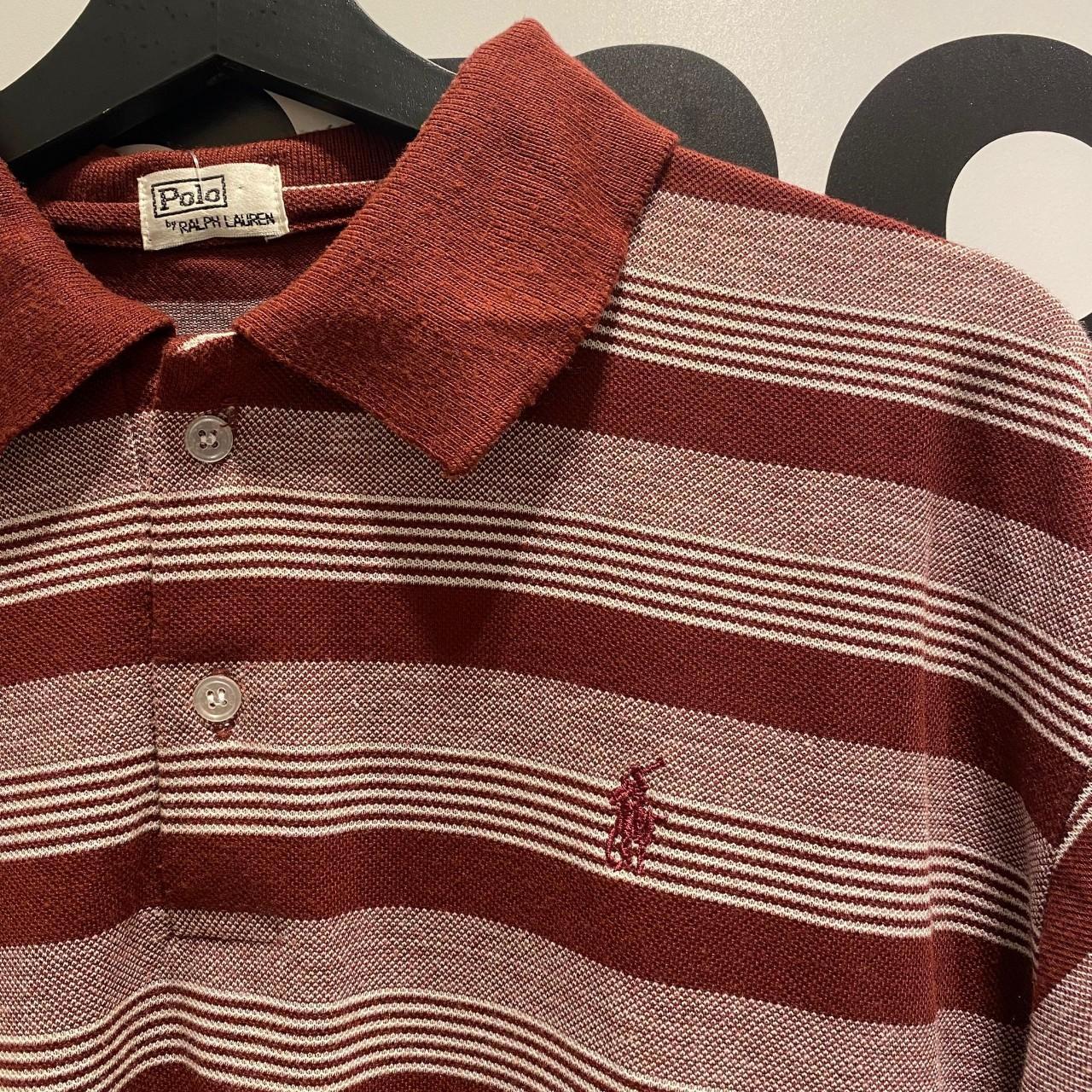 Polo marchio Ralph Lauren, taglia M. Fantasia a... - Depop