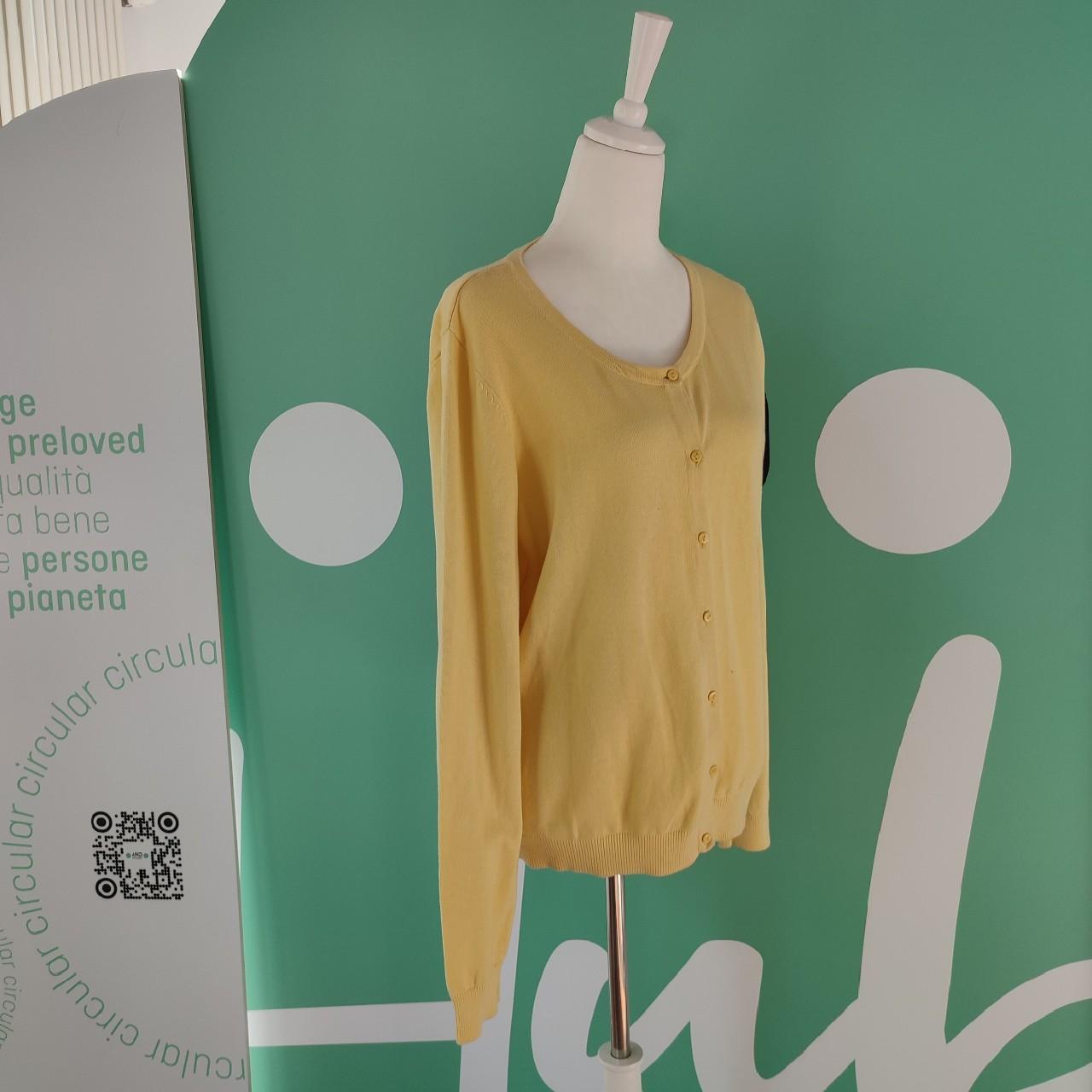 Cardigan giallo molto semplice e comodo, in ottime... - Depop