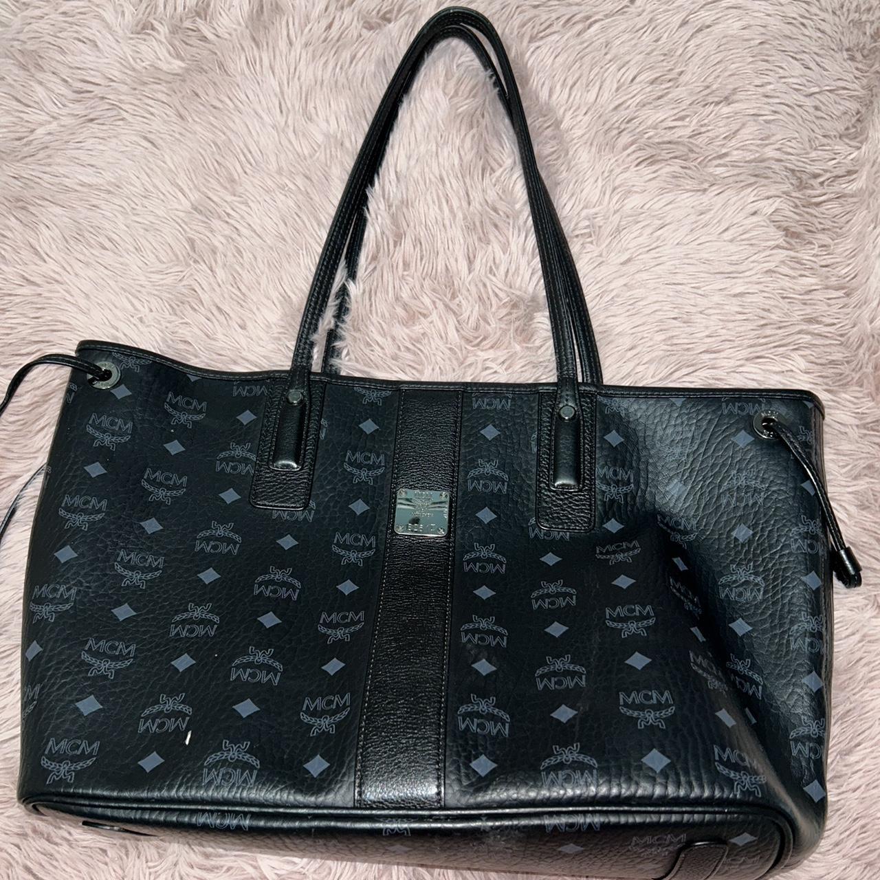 BLACK MCM BAG COMES WITH DUSTBAG - Depop