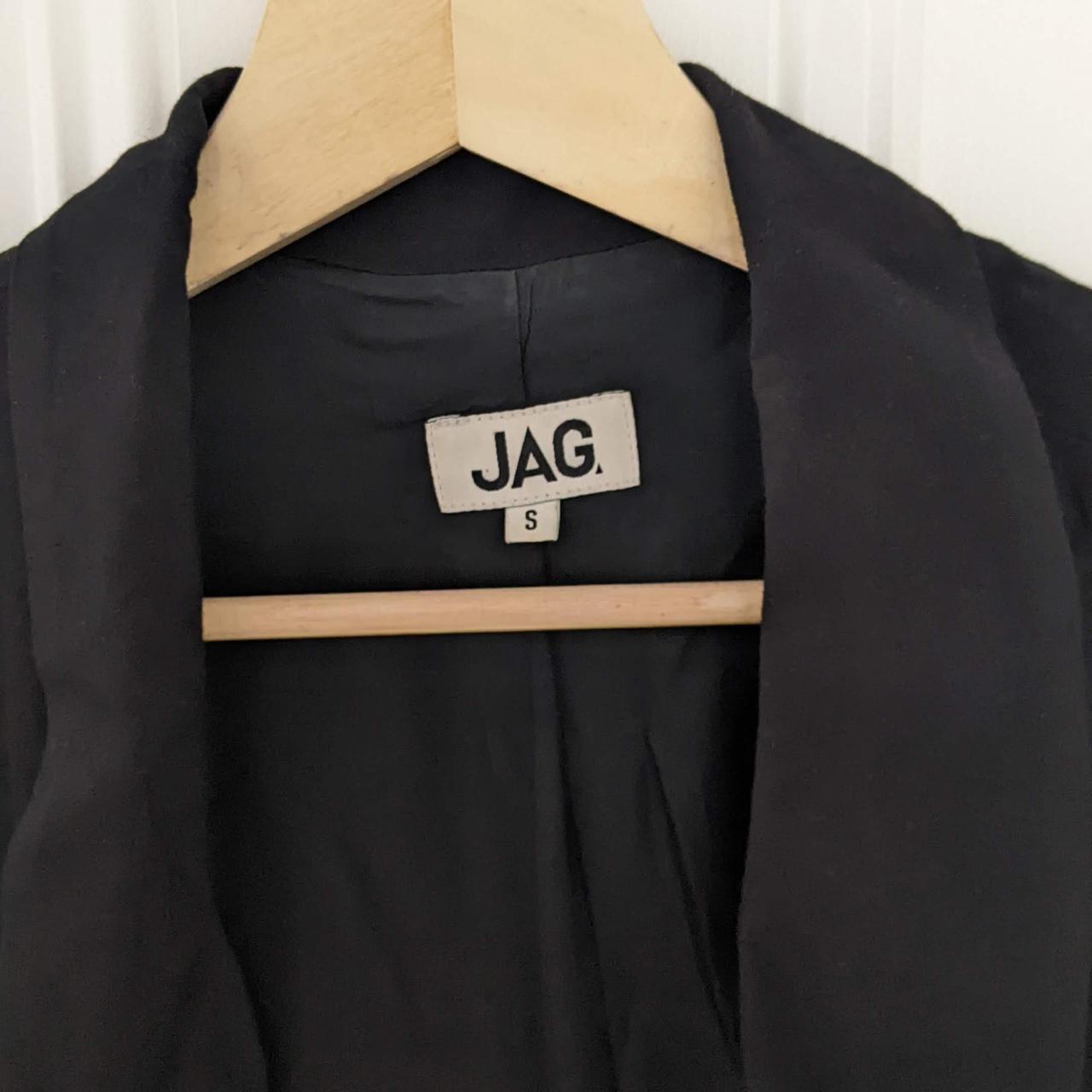 Vintage 90s JAG slouchy black blazer – Size S ... - Depop