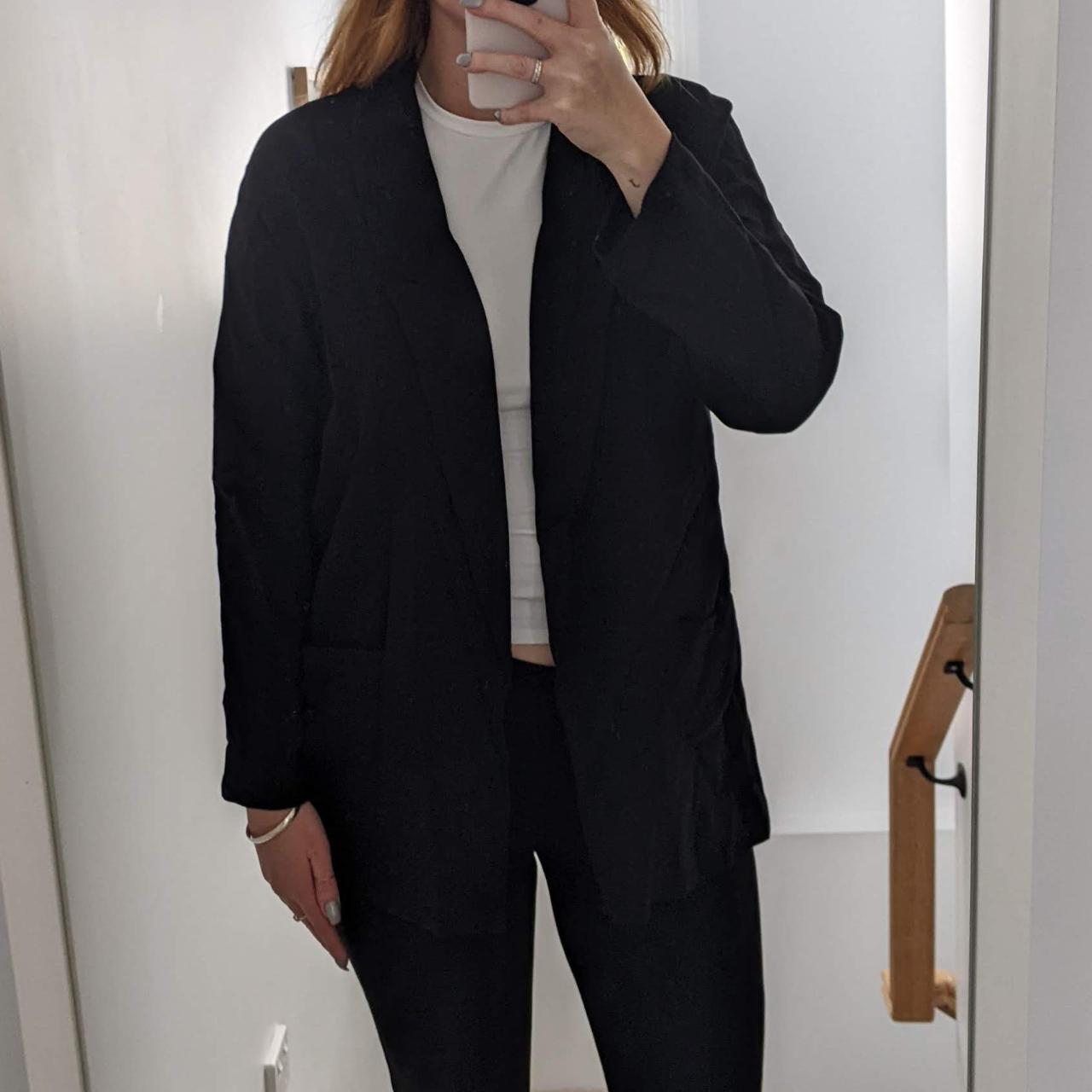 Vintage 90s JAG slouchy black blazer – Size S ... - Depop