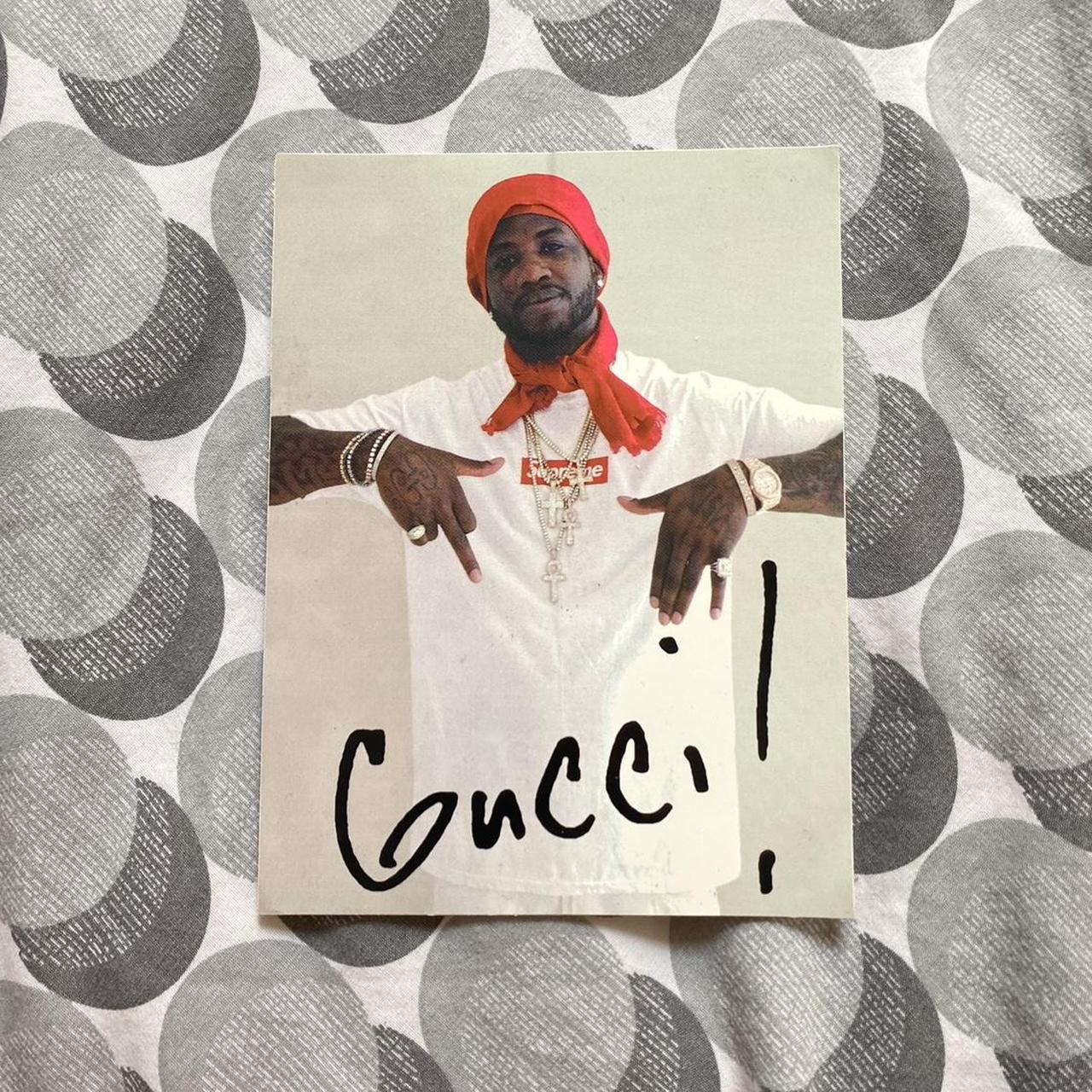 SUPREME X GUCCI MANE sticker FW16 - Depop
