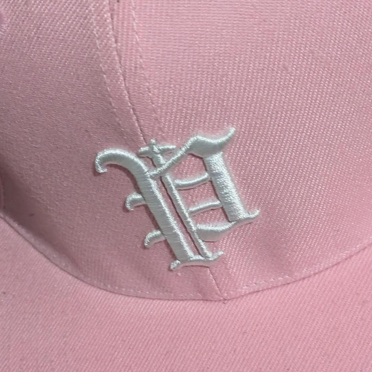 repop sick pink devil horns snapback, looks like... - Depop