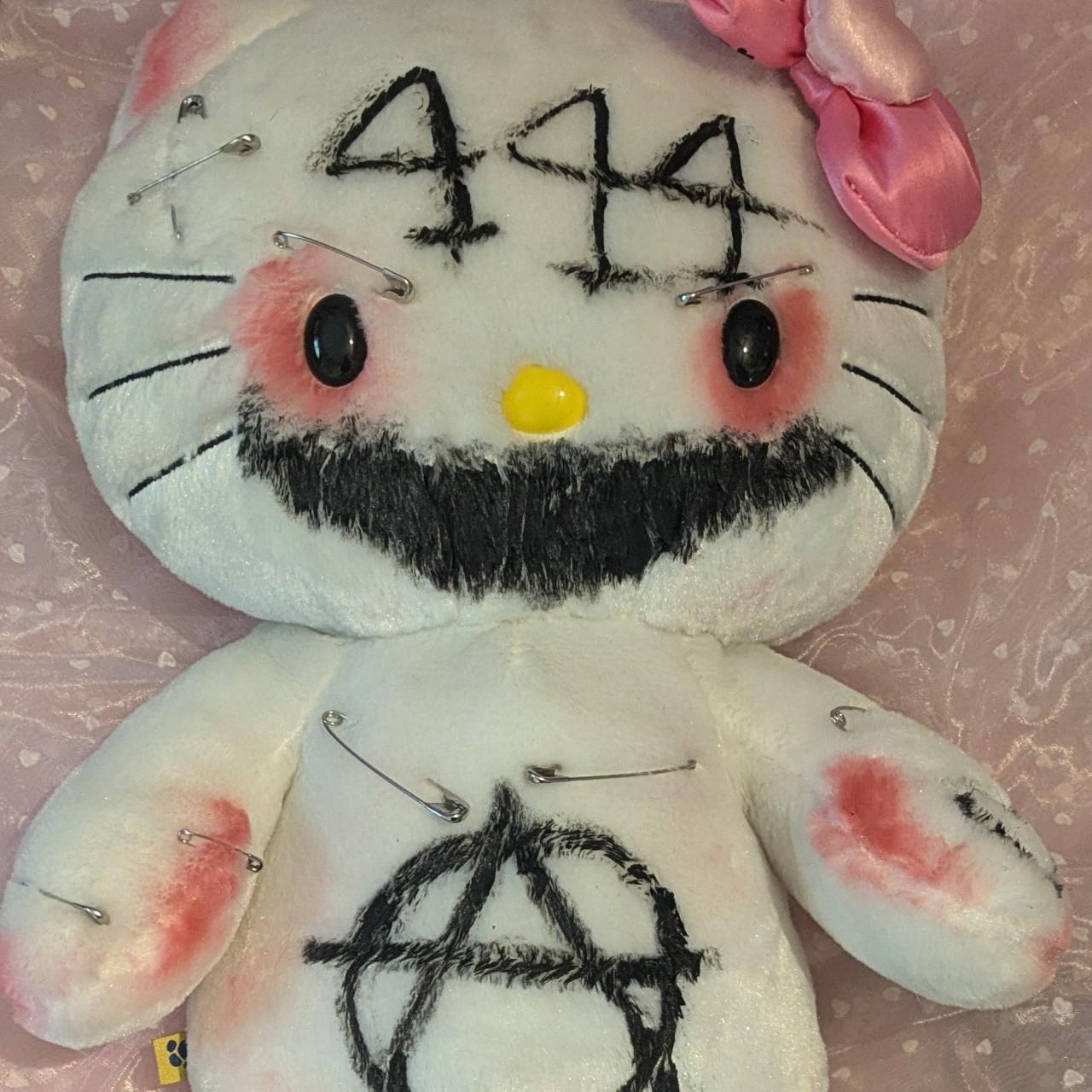 build a bear custom horror/gore hello kitty one of... | Depop