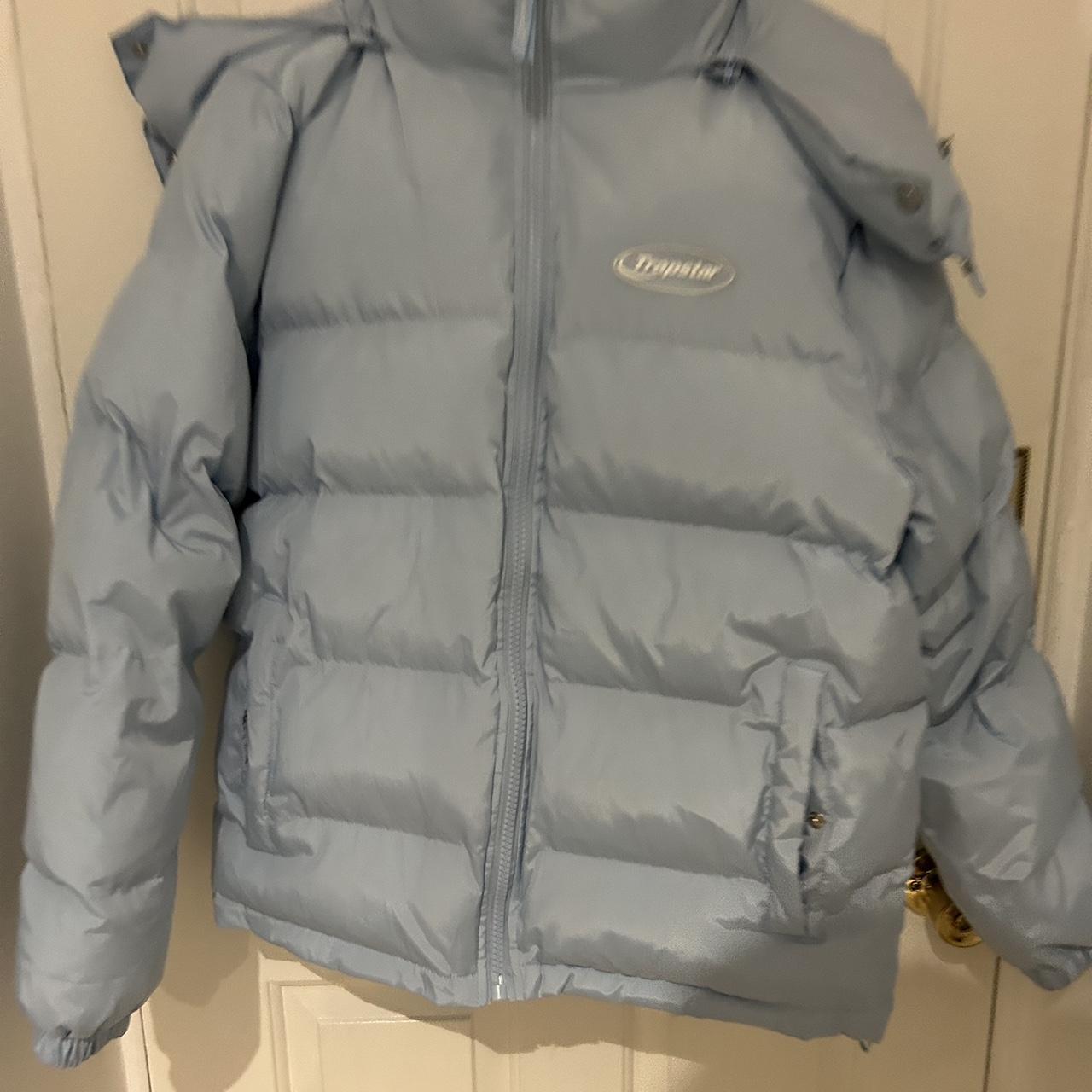 Trapstar Hyperdrive Ice Blue worn once - Depop