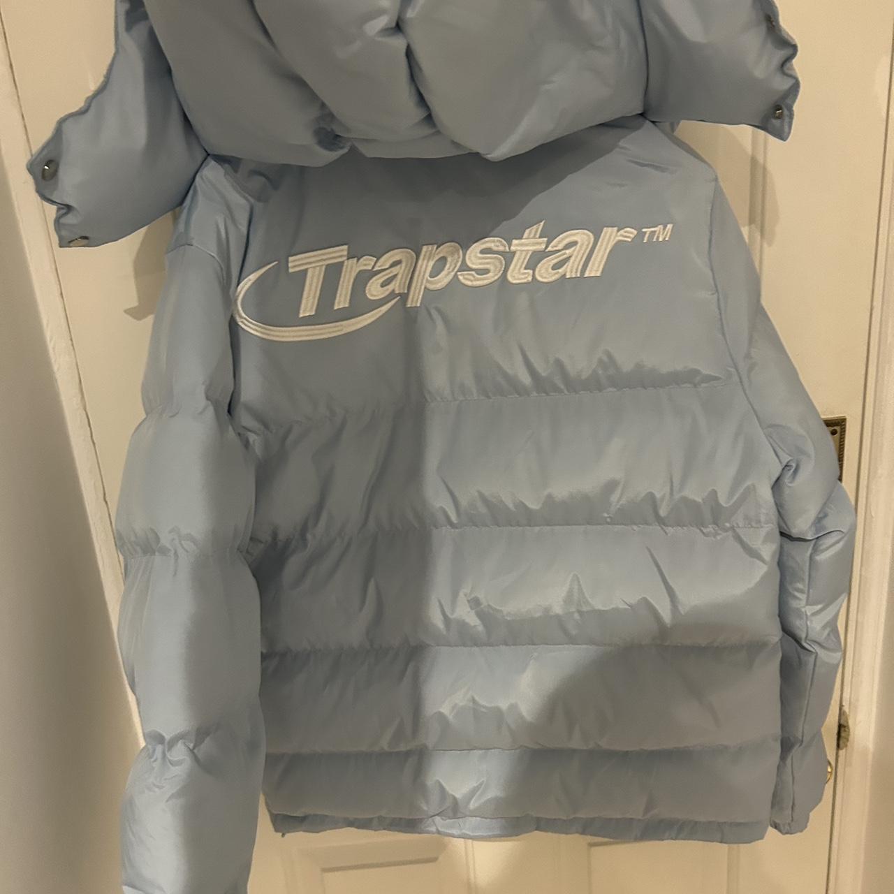 Trapstar Hyperdrive Ice Blue worn once - Depop