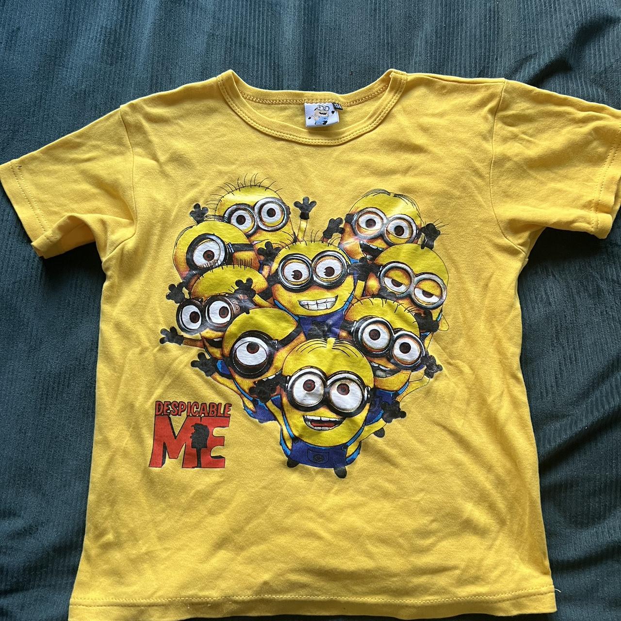 disposable me minions shirt - fits size 8 womens but... - Depop