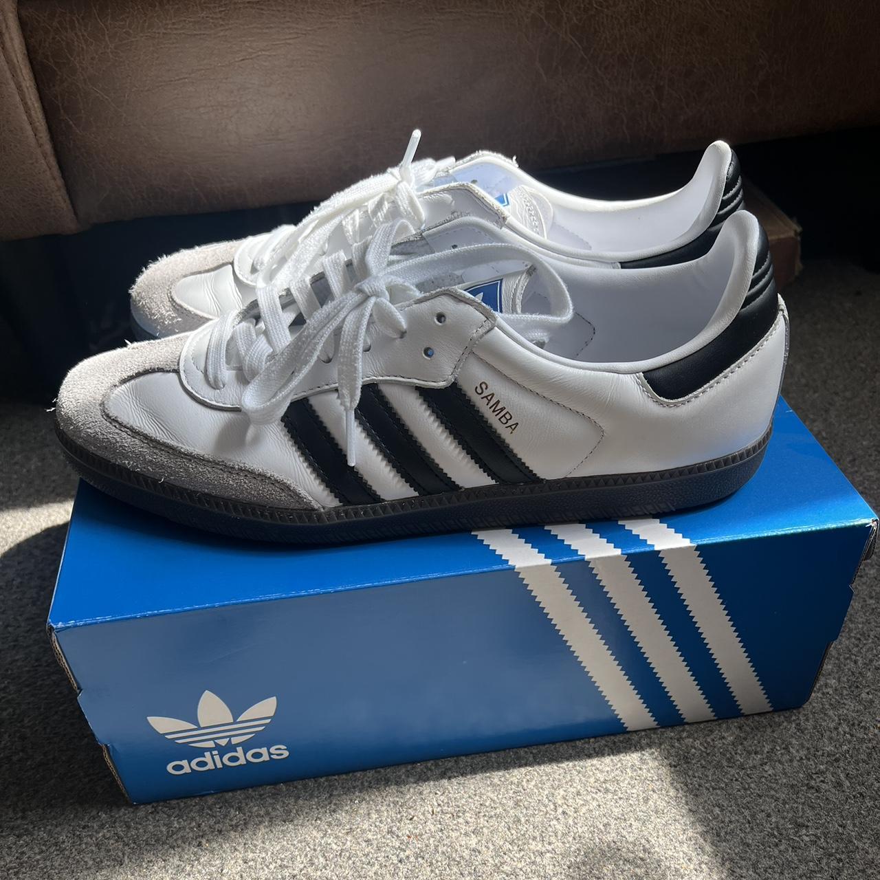 Adidas samba og Worn twice Size 9.5 (uk) £60 - Depop