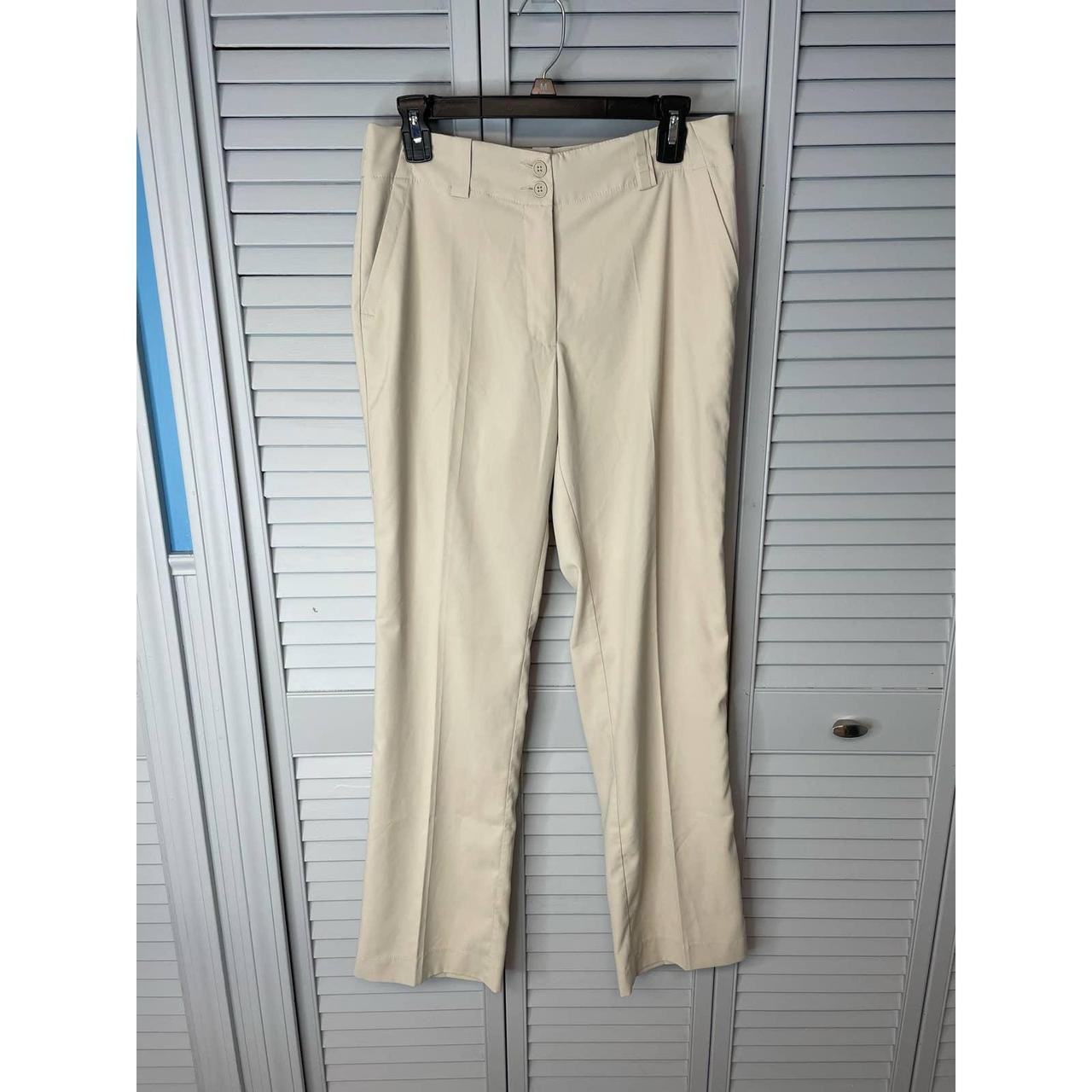 Nike Golf Dri-Fit light weight beige pants athletic... - Depop
