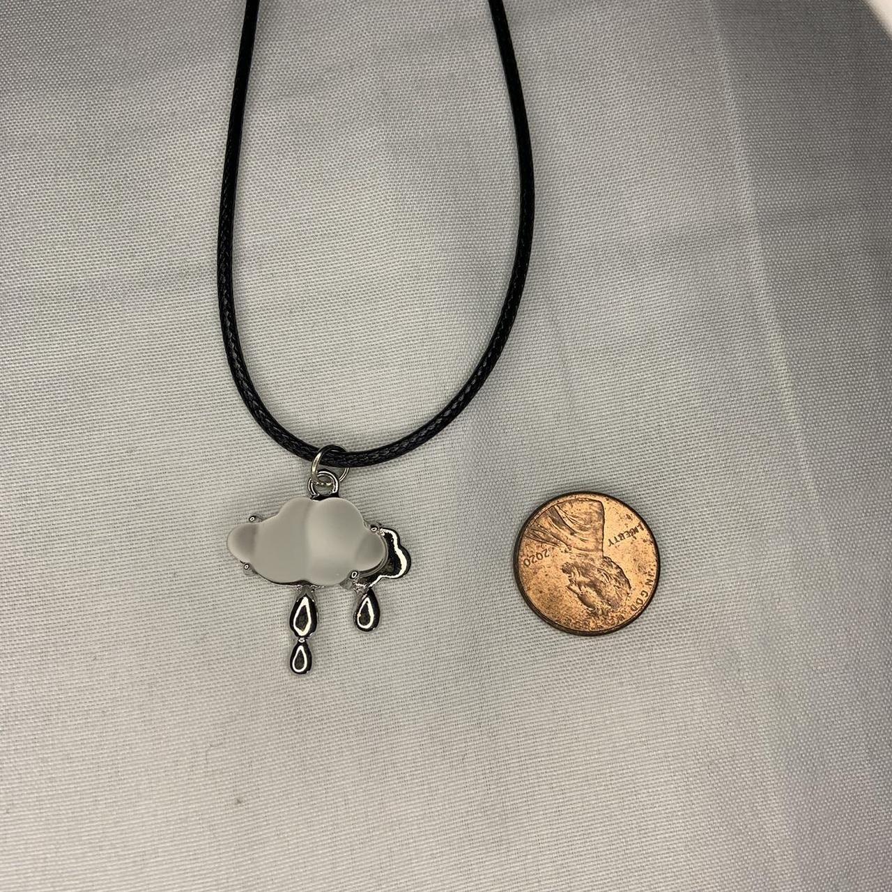Super cute rain cloud charm necklace 🌧️ let me know... - Depop
