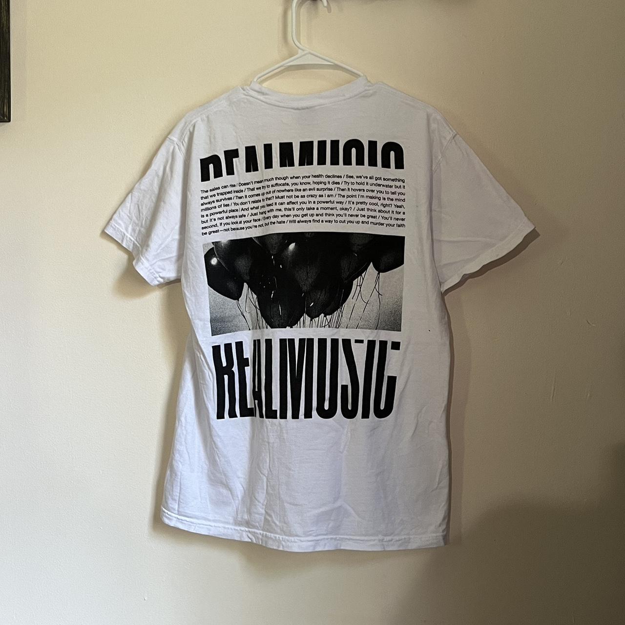 NF real music merch “the search” t-shirt with lyrics... - Depop