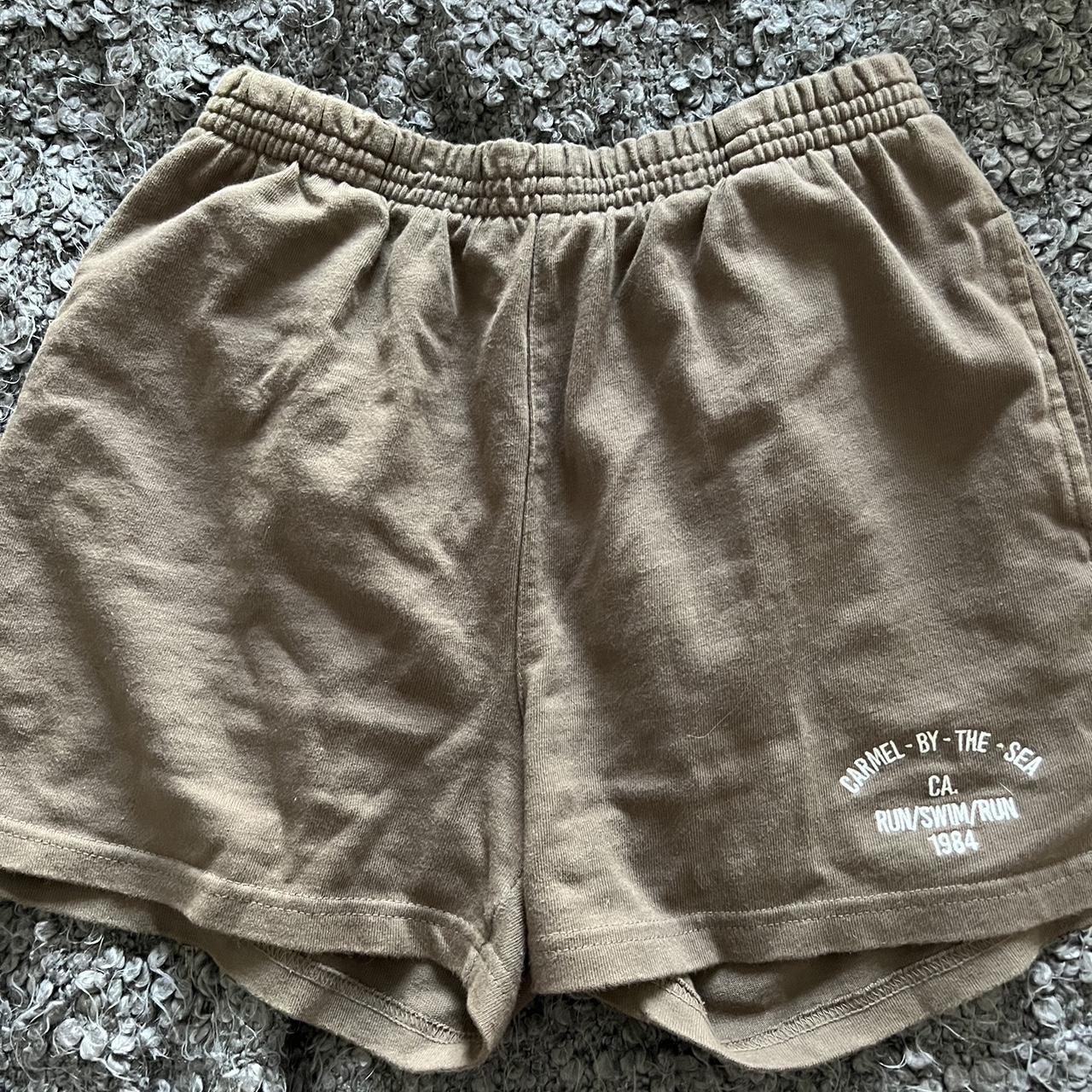 brandy melville shorts barely worn so in perfect... - Depop