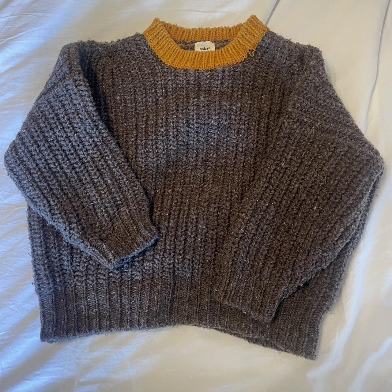 Babaa sweater no 19 Cropped wool sweater OS In... - Depop