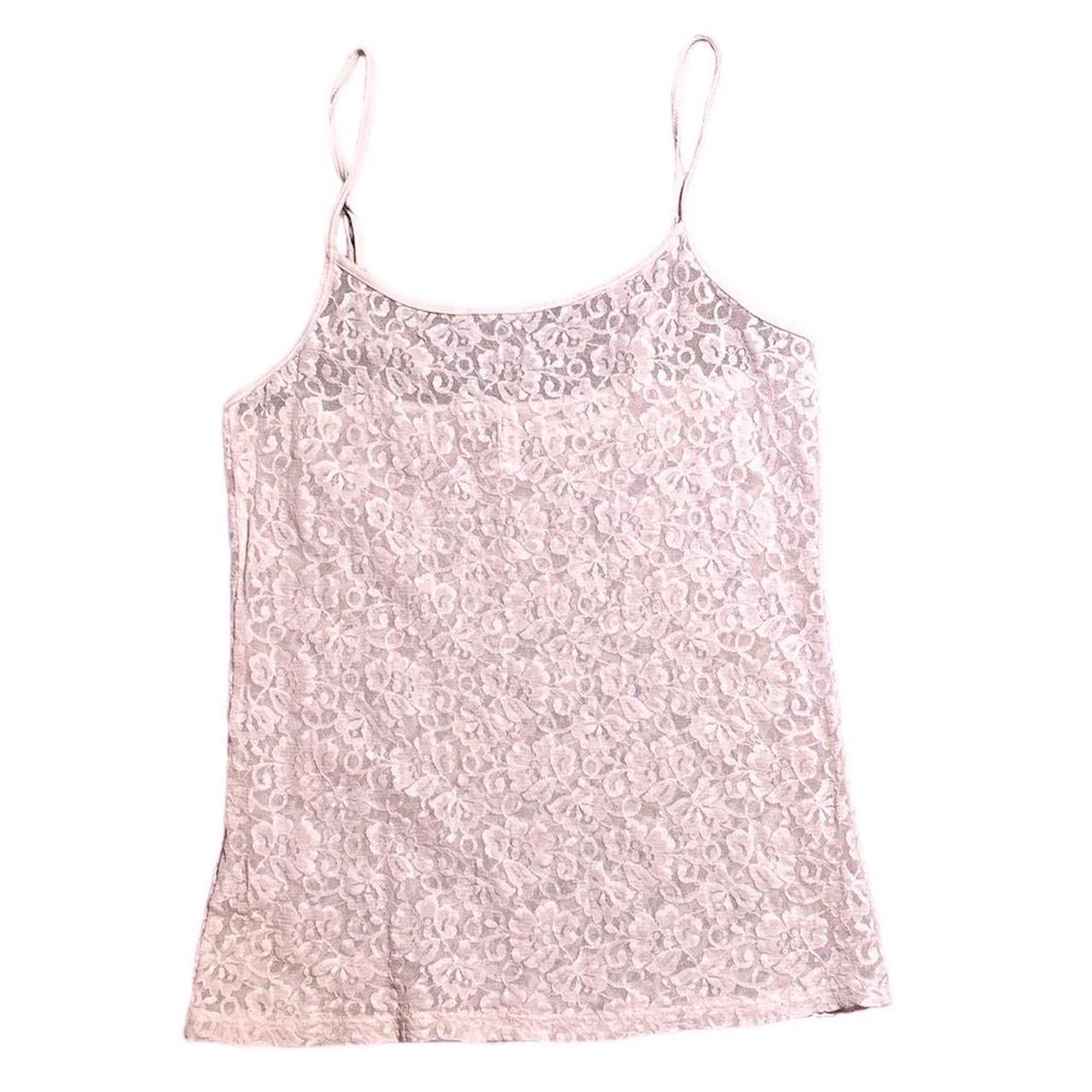 Full lace baby pink top. Super cute and has... - Depop