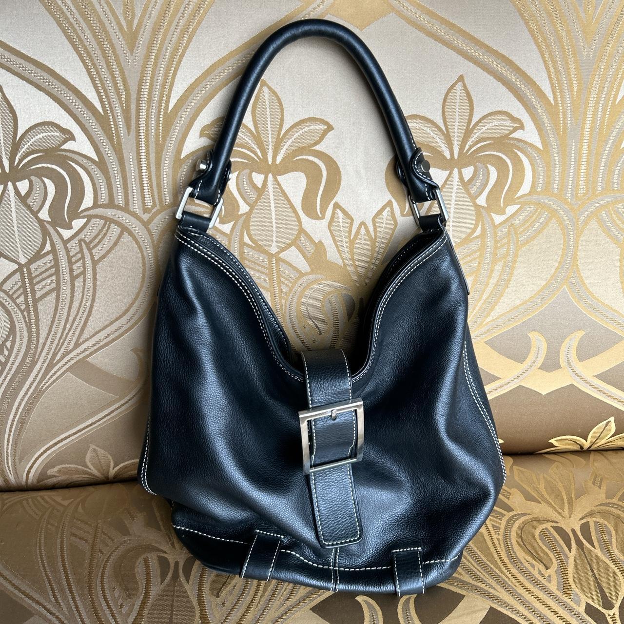 Kenneth Cole Leather handbag #handbags - Depop