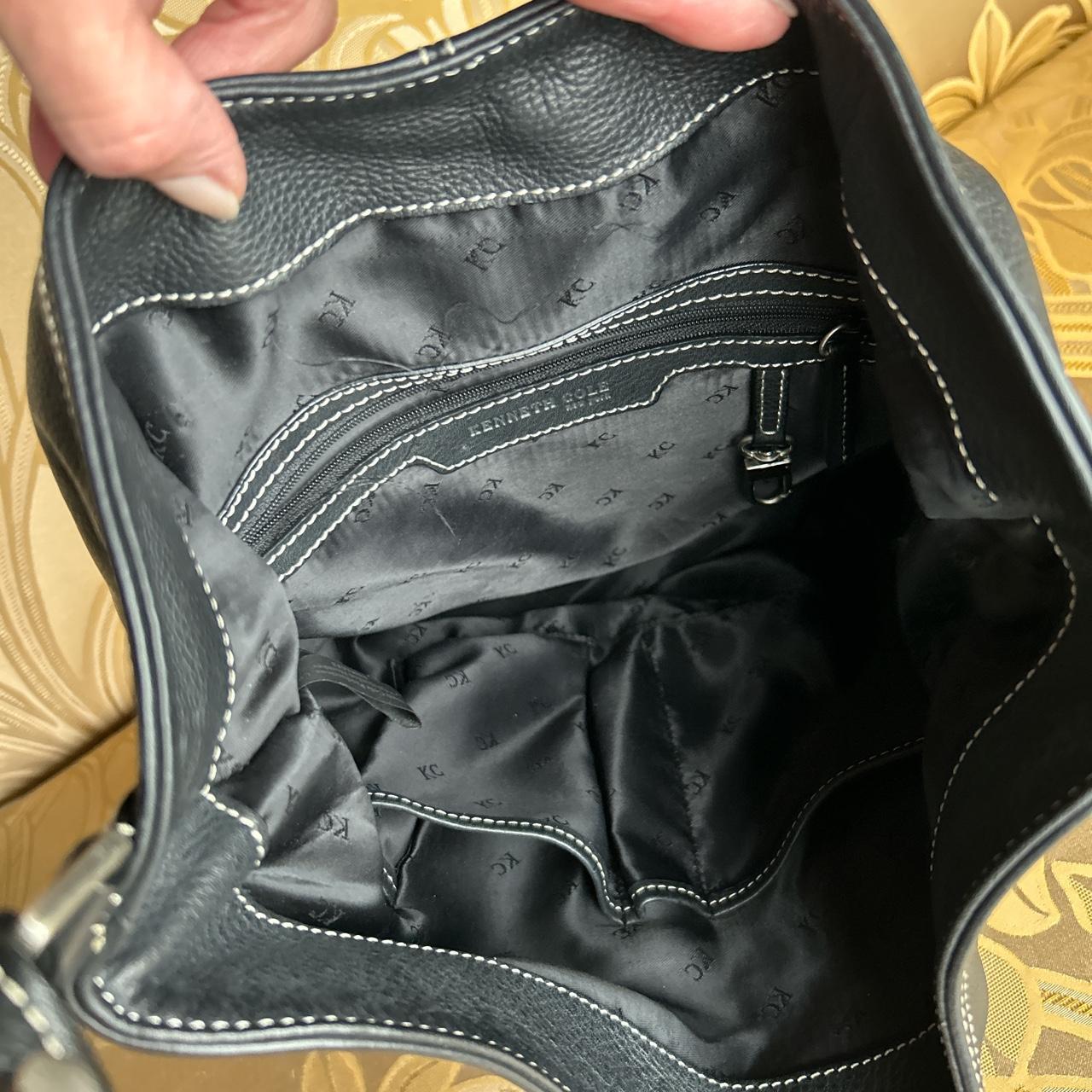 Kenneth Cole Leather handbag #handbags - Depop