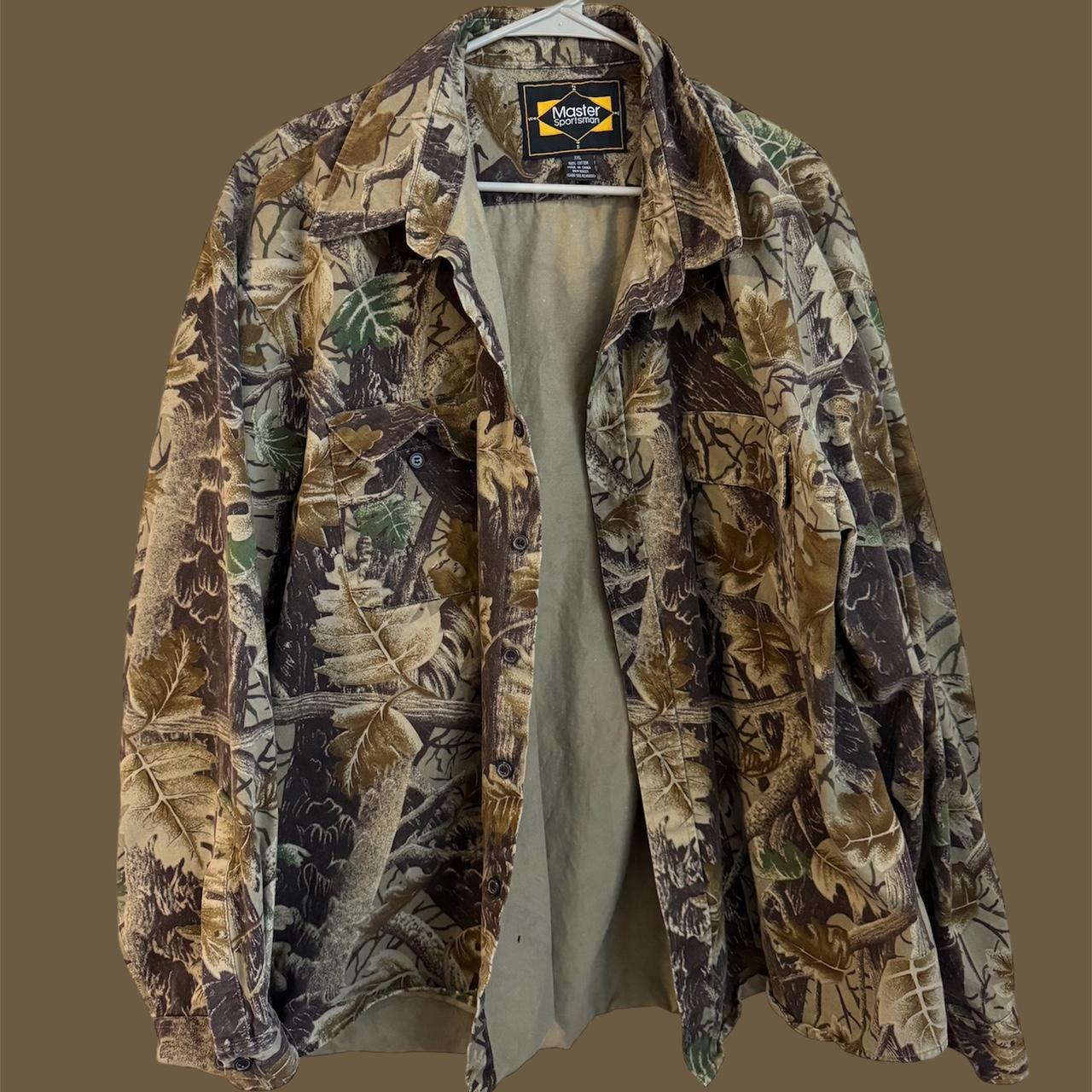 Master sportsman camo hunting button up... - Depop