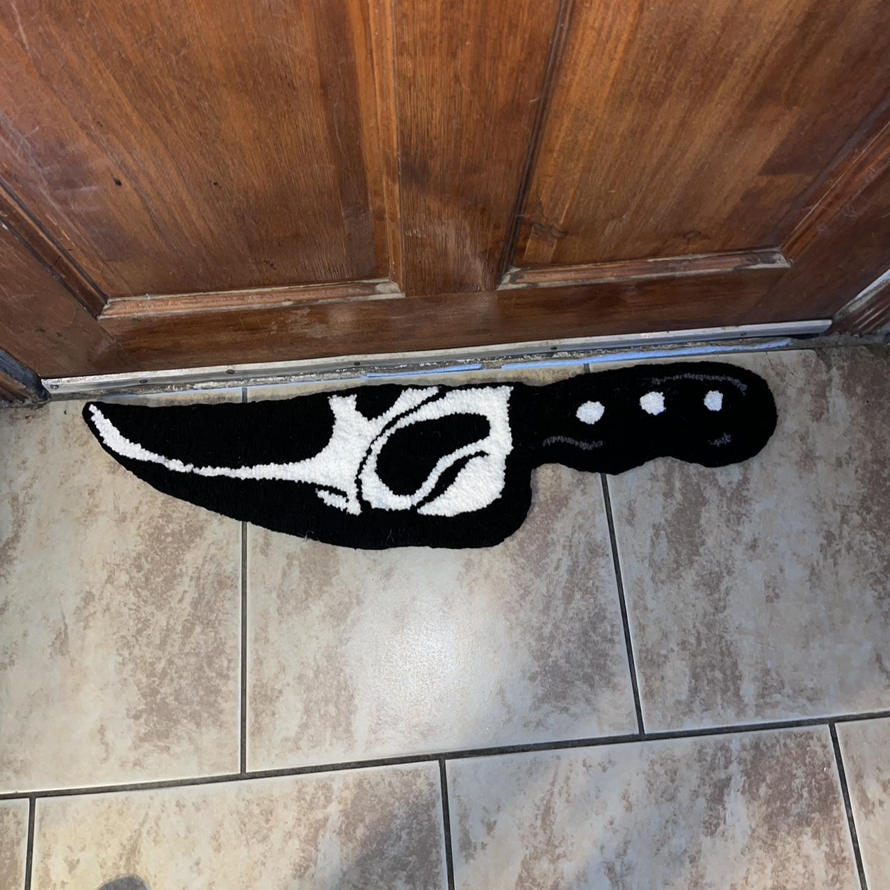 Spooky season! Handmade SCREAM tufted rug. Can be... - Depop