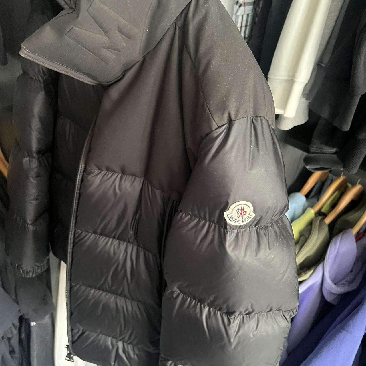 Moncler Coat - Black Size XXL (Moncler Size... - Depop