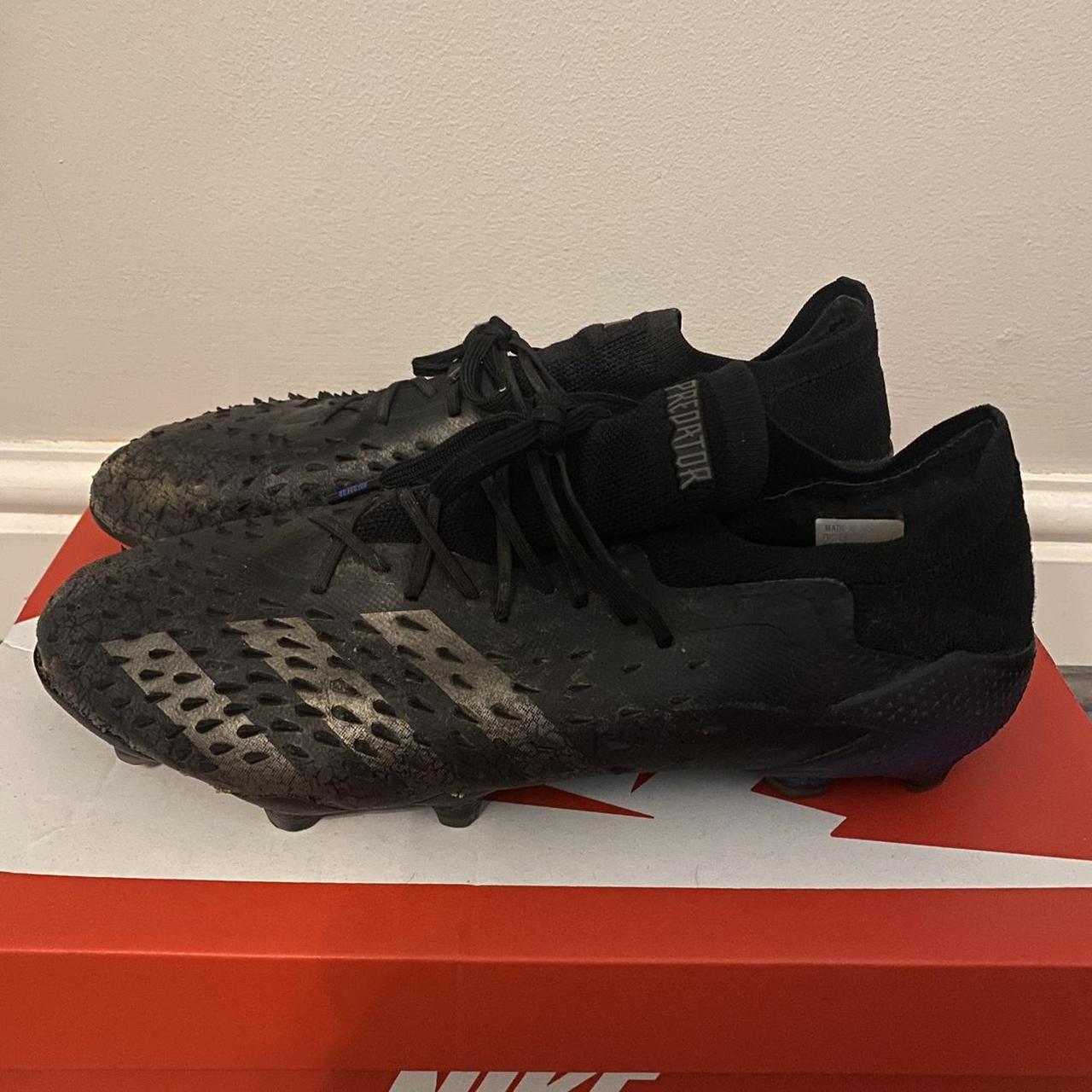 Black and purple adidas predator football boots.... - Depop