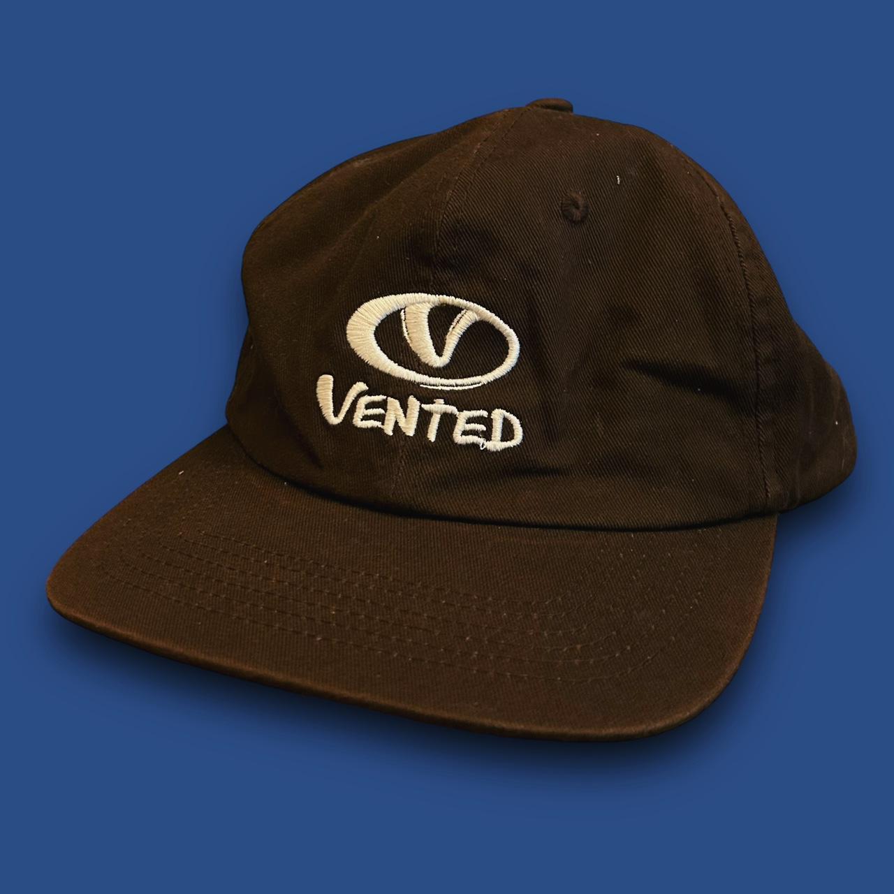 Vintage Style Vented Skater Cap chocolate brown... - Depop