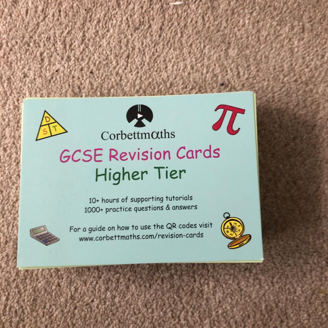 GCSE higher tier maths revision cards (90) from... - Depop