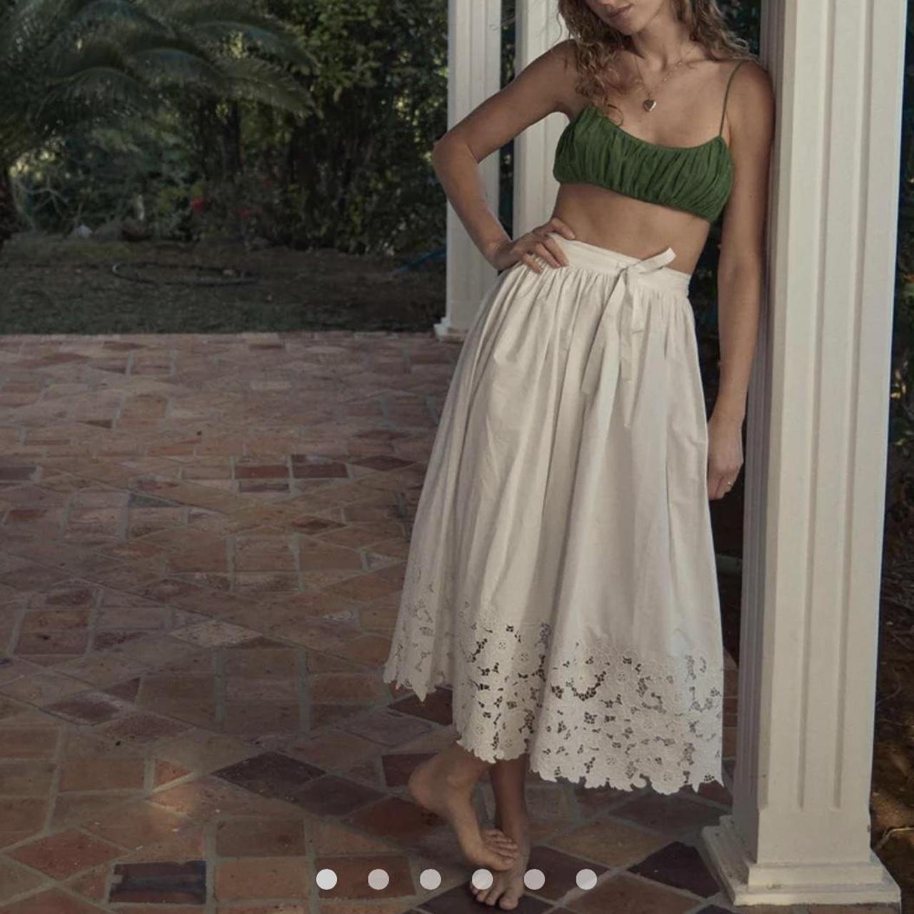 NWOT Doen Georgina skirt in salt! Size XS This... - Depop