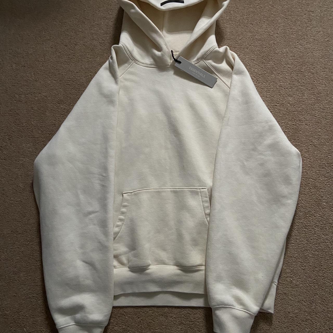 Fear of God Men's Cream Hoodie | Depop