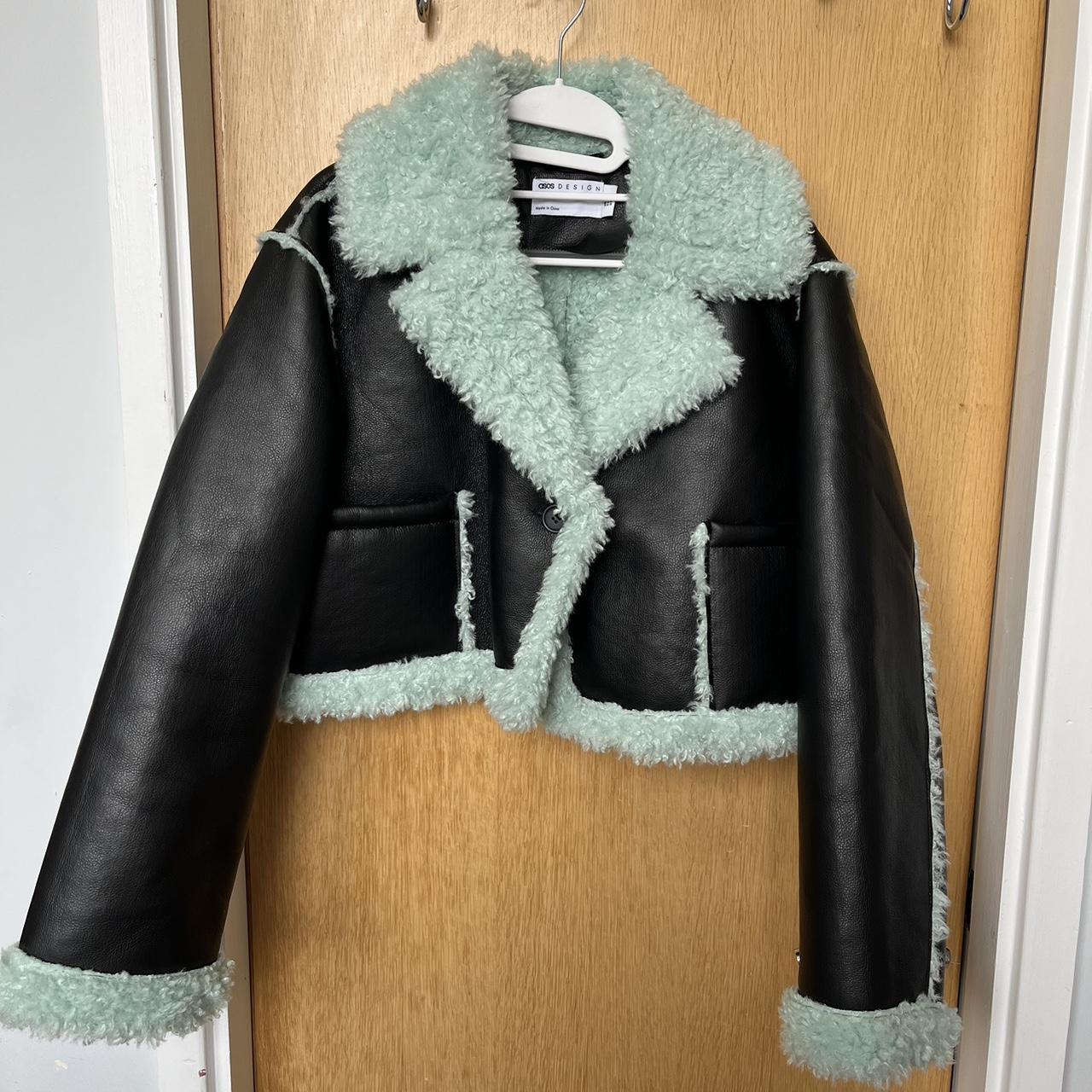 As new ASOS fake leather jacket perfect for summer... - Depop