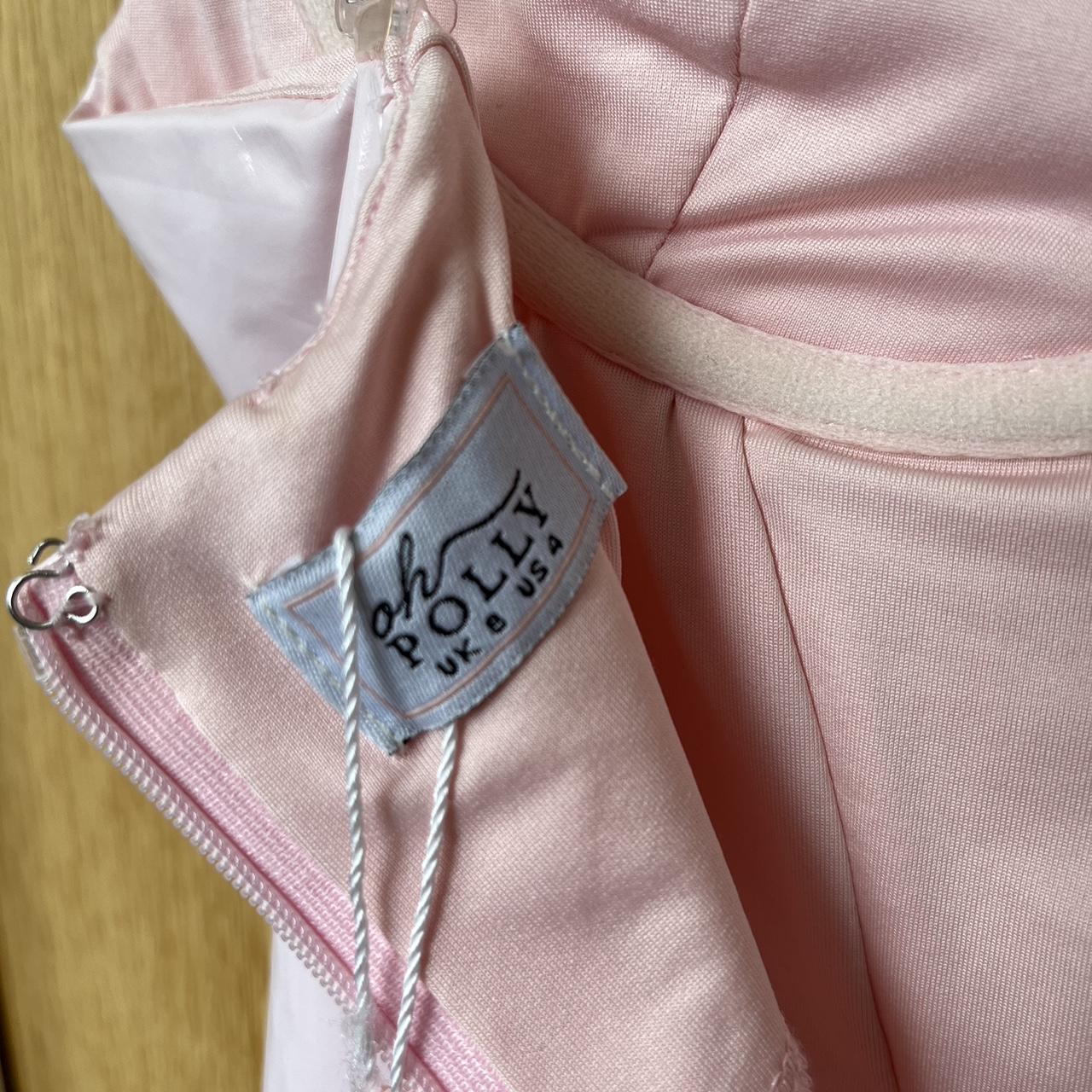 Oh Polly brand new with tags PVC dress in light... - Depop