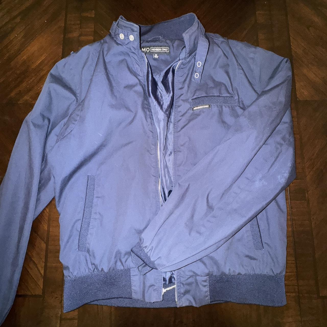 Navy Members Only Jacket, size medium, yours for... - Depop