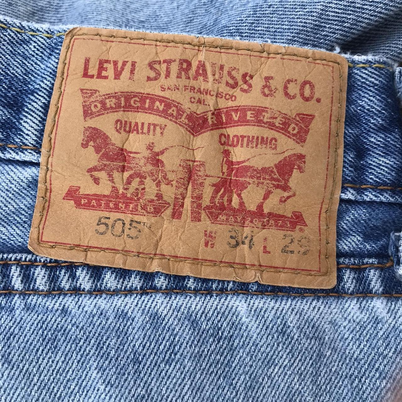 Y2K Levi’s 505 34x29 Nice jeans with some... - Depop
