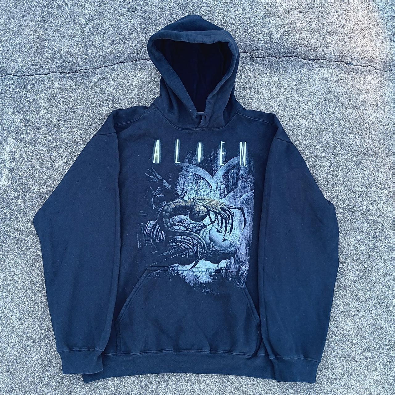 Y2k alien movie promo hoodie Nice piece in good... - Depop