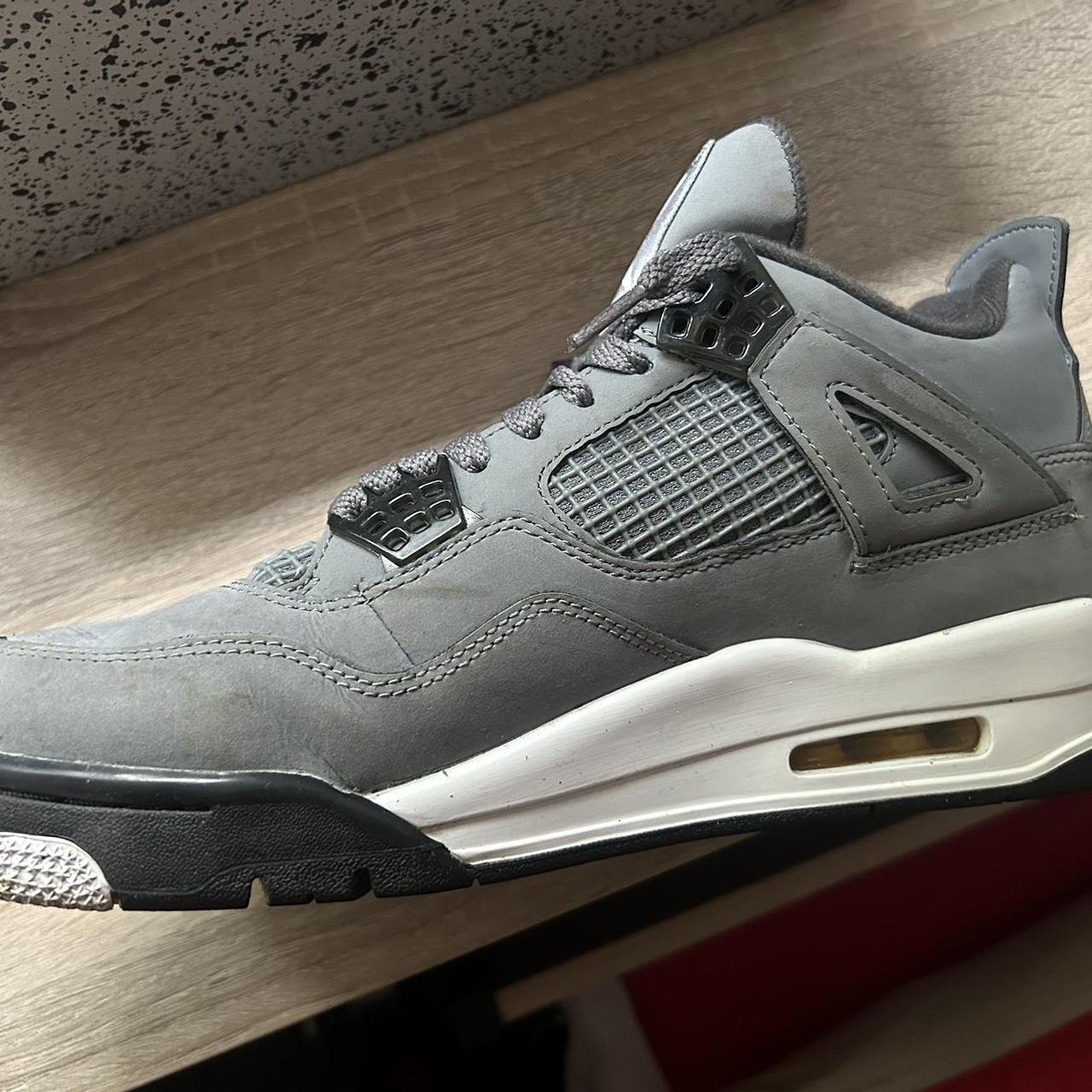 Jordan 4s cool greys great condition worn 3 times... - Depop