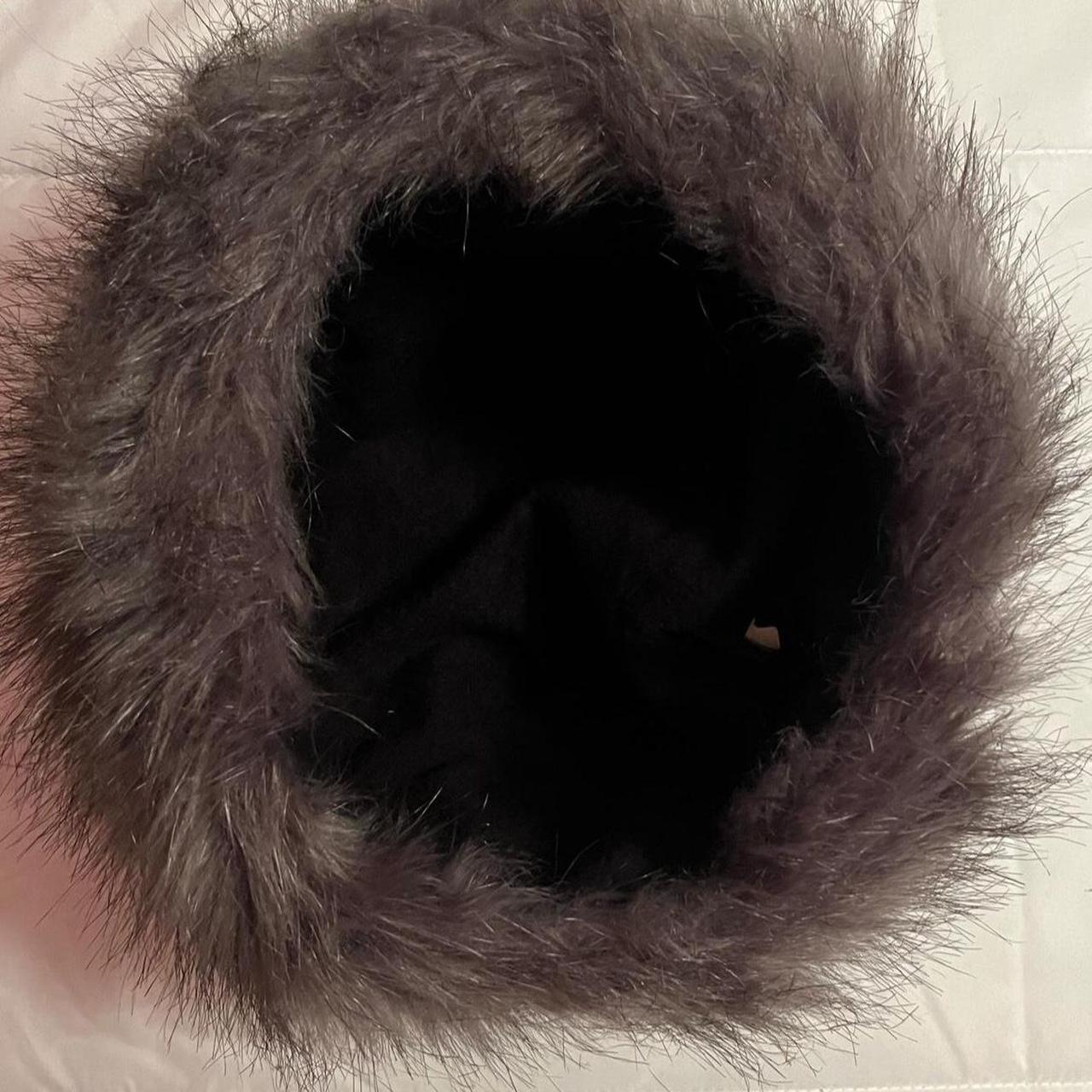 vintage grey cossack russian style hat accepting... - Depop